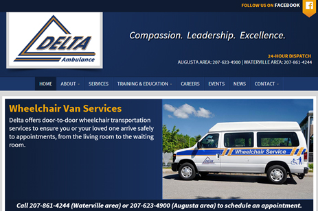 Delta Ambulance Launches New Responsive Website - Delta Ambulance